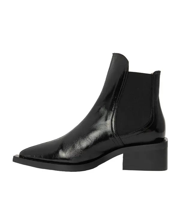 GANNI Glossy Ankle Boots
