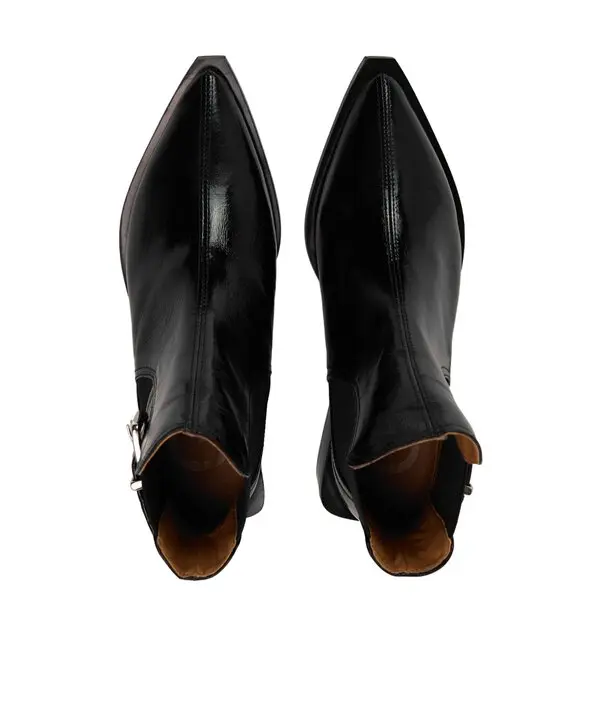 GANNI Glossy Ankle Boots