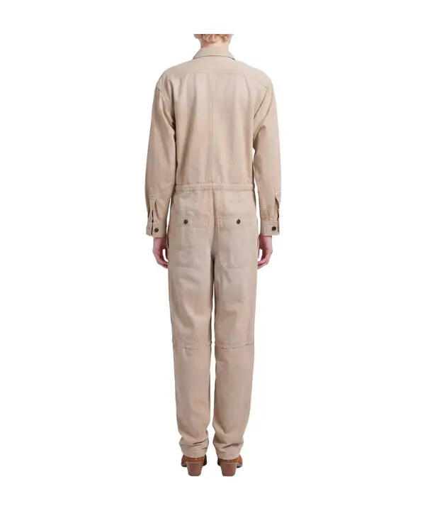 Isabel Marant Étoile Solid-color Long-sleeve Shirt Jumpsuit