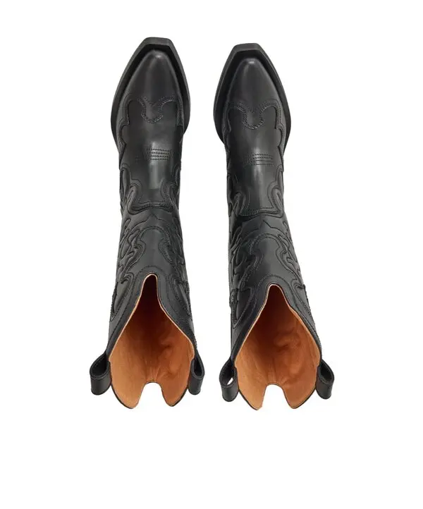 GANNI Western Midcalf Boots