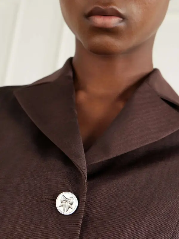 WIEDERHOEFT Twill Embellished Blazer