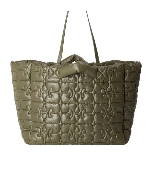 GANNI Quilted Tote Bag