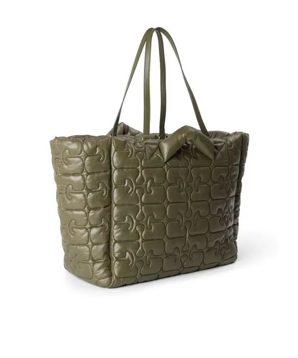 GANNI Quilted Tote Bag