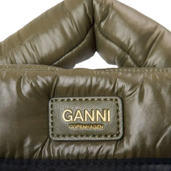 GANNI Quilted Tote Bag
