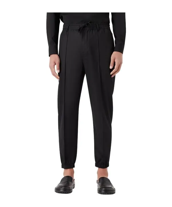 Emporio Armani Solid Color Trousers
