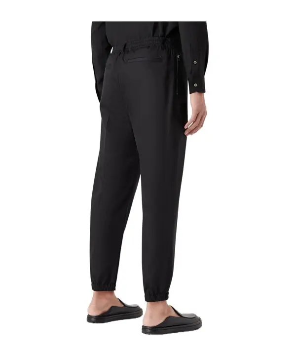 Emporio Armani Solid Color Trousers