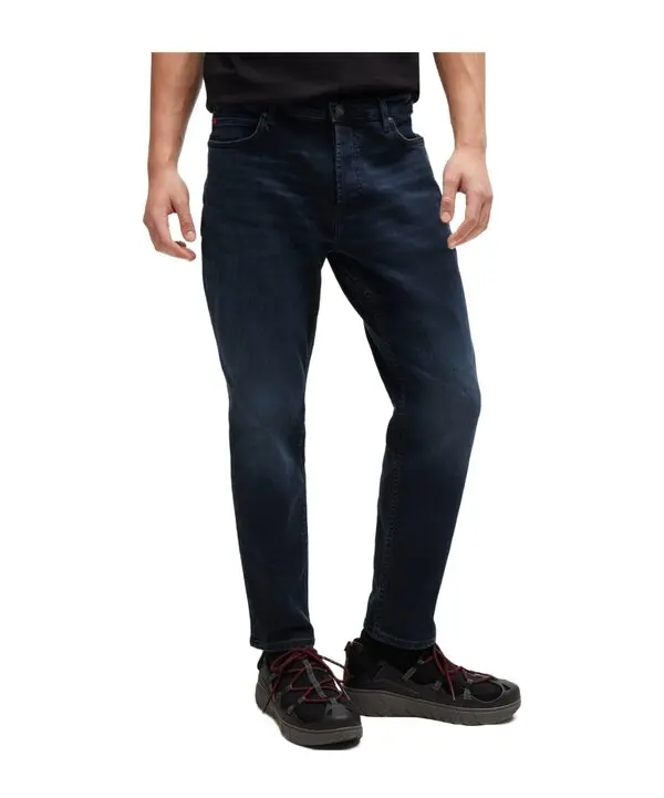 Hugo Boss Washed Slimfit Cropped Jeans