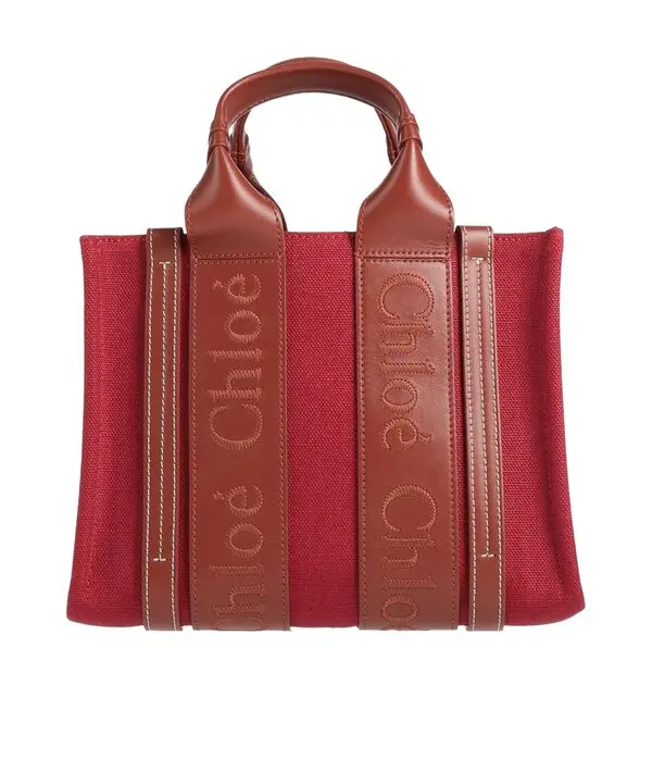 Chloé Two-tone Tote Bag - Red