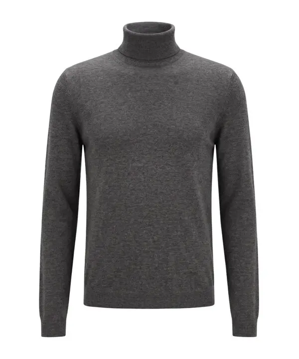 Max Mara Knitted Turtleneck Long Sleeves - Black