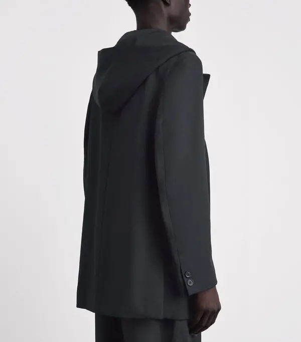 Yohji Yamamoto Wool Hooded Blazer