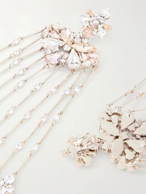 Rabanne Crystal-embellished Chandelier Earrings
