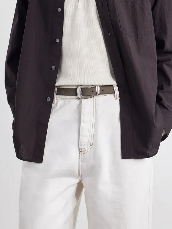 MFPEN Riders 2cm Suede Belt - Brown