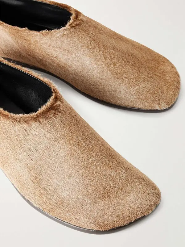 LEMAIRE Glove Calf Hair Slip-ons