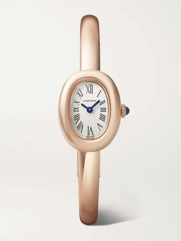 Cartier Baignoire Mini 18-karat Rose Watch - Gold
