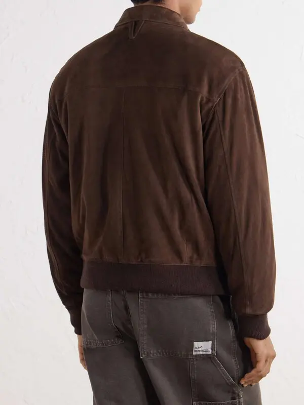 VALSTAR Colin Suede Bomber Jacket