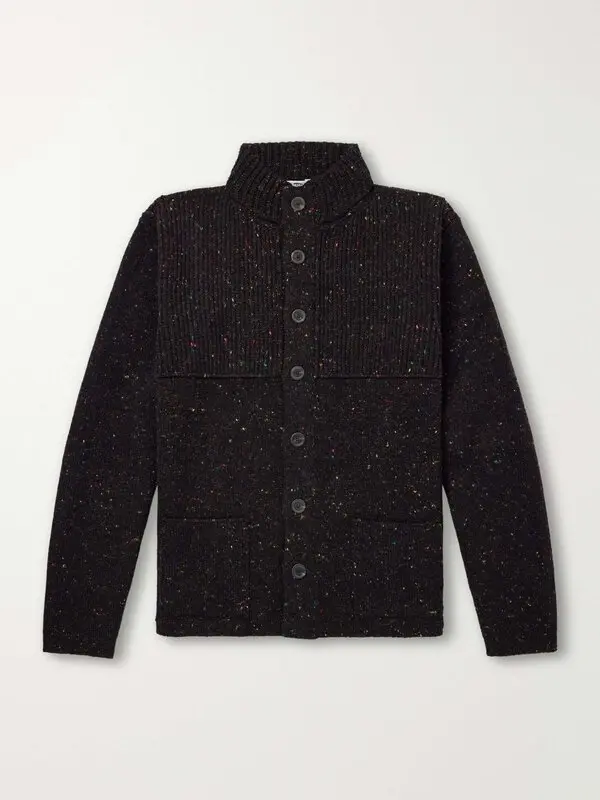 Inis Meáin Storm Merino Wool And Cashmere-blend Cardigan