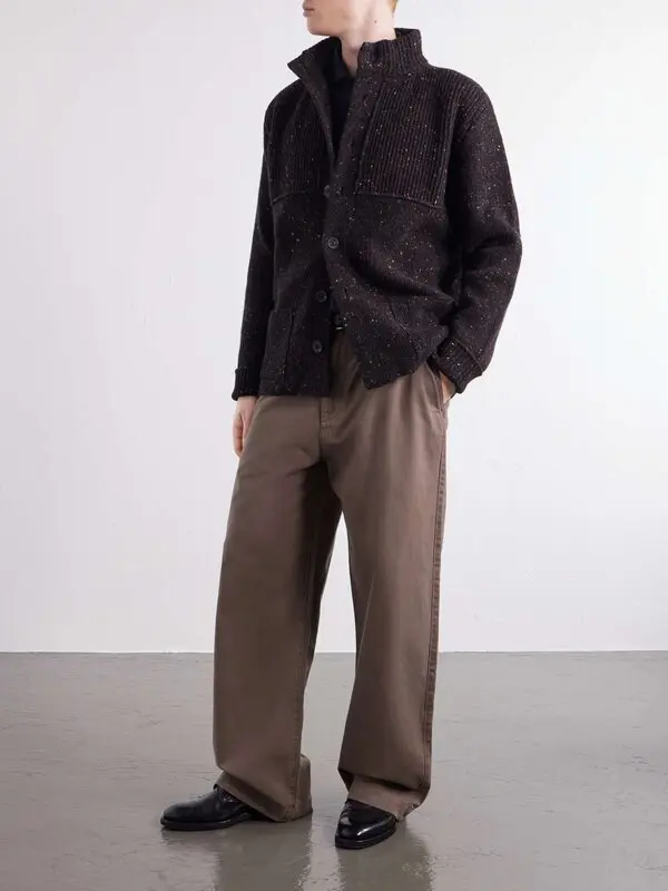 Inis Meáin Storm Merino Wool And Cashmere-blend Cardigan