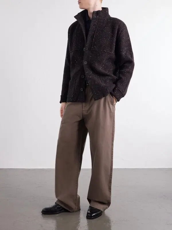Inis Meáin Merino Wool And Cashmere-blend Cardigan