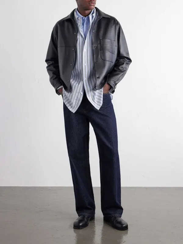 Loewe Striped Cotton-poplin Shirt