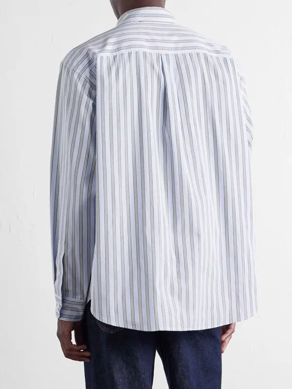 Loewe Striped Cotton-poplin Shirt