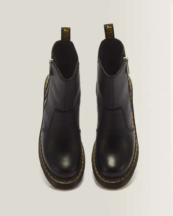 Dr. Martens Spence Zip Leather Heeled Boots