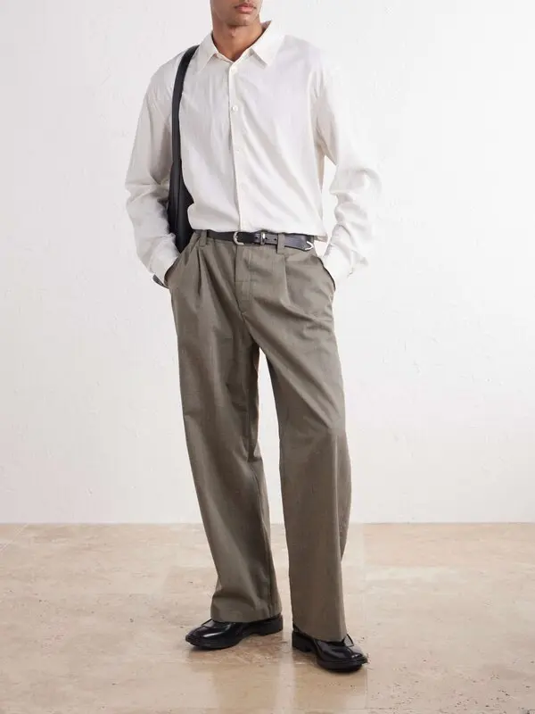 Our Legacy Still Wide-leg Wool-blend Chinos