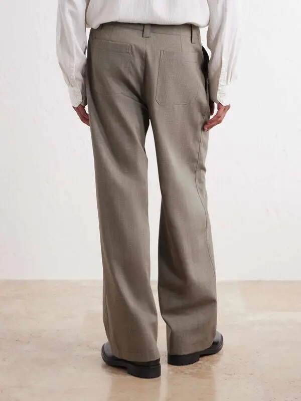 Our Legacy Still Wide-leg Wool-blend Chinos