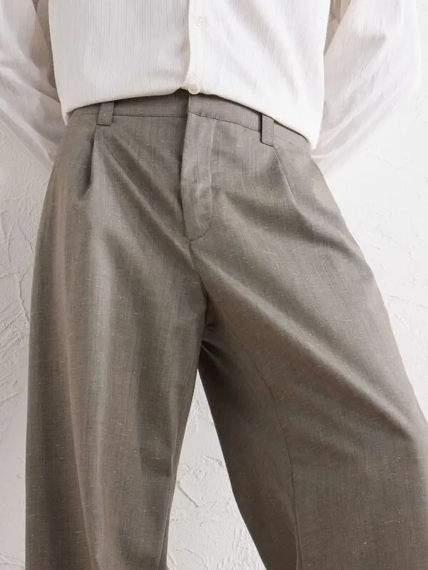 Our Legacy Still Wide-leg Wool-blend Chinos