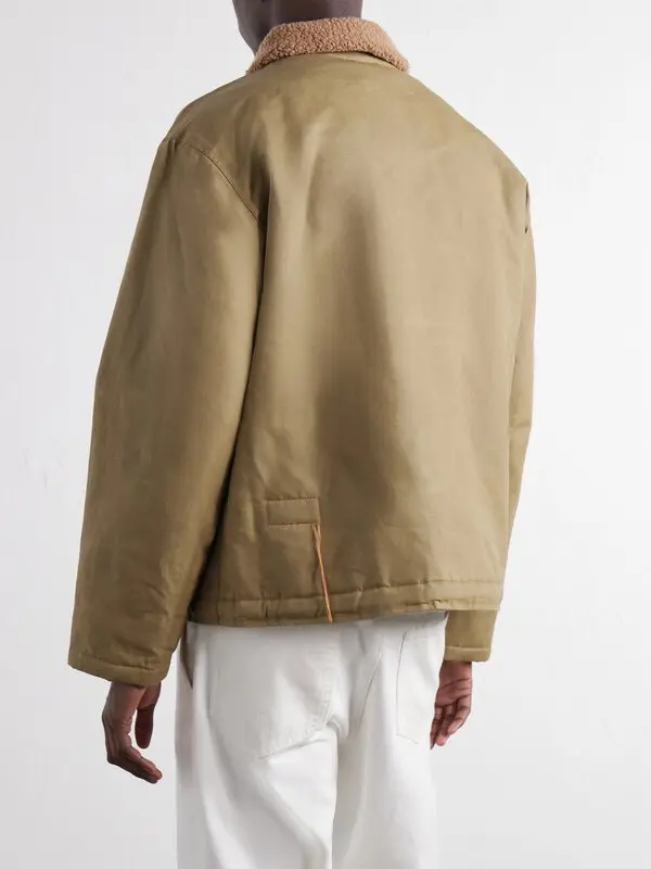 FORTELA Deck Cotton-canvas Jacket With Wool Lining - Green
