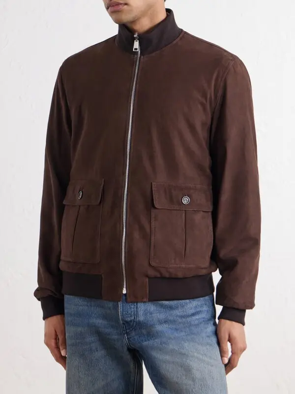 VALSTAR Reversible Suede Bomber Jacket