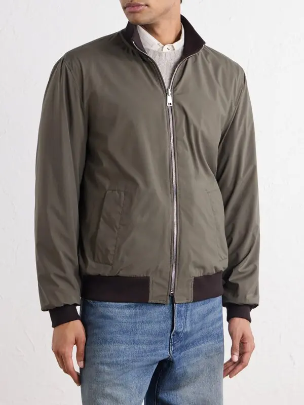 VALSTAR Reversible Suede Bomber Jacket