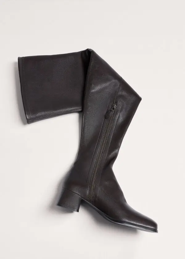 ME+EM Low Block Over Knee Stretch Boot