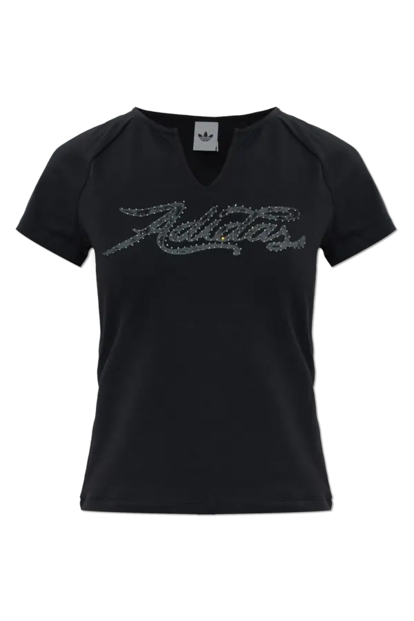 ADIDAS ORIGINALS T-shirt With Logo - Black