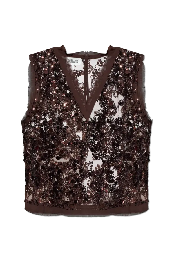 Baum Und Pferdgarten Sequin Top