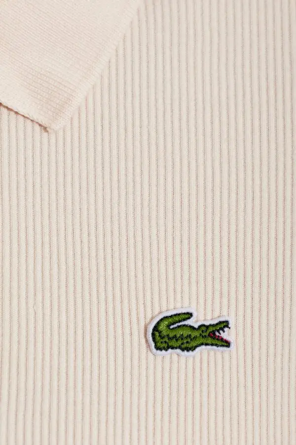 Lacoste Ribbed Long-sleeve Polo