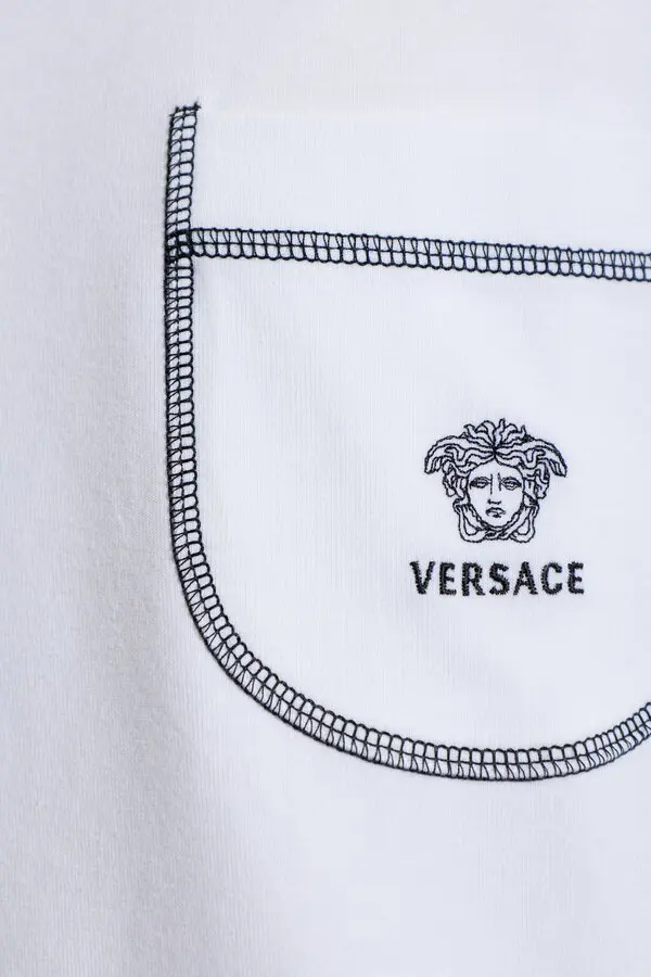 Versace Cotton Long-sleeve Top