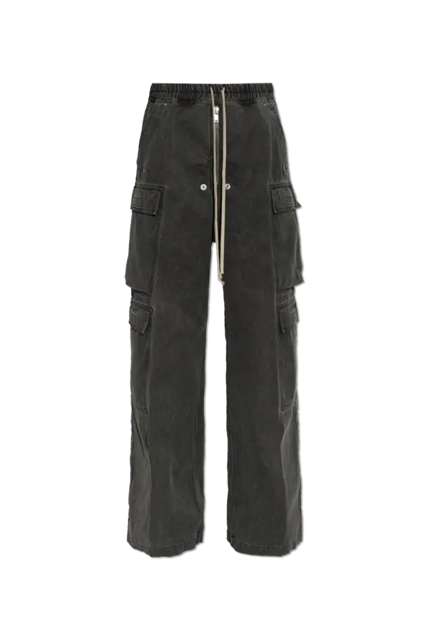 Rick Owens Wide-leg Cargo Pants - Grey