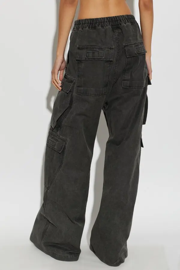 Rick Owens Wide-leg Cargo Pants