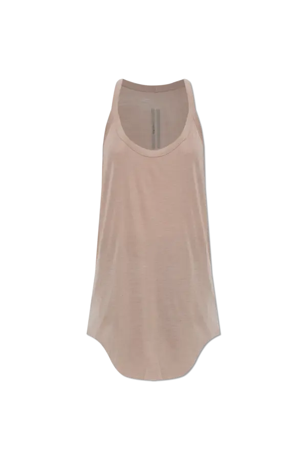 Rick Owens Oversized Wool And Silk Blend Top - Purple