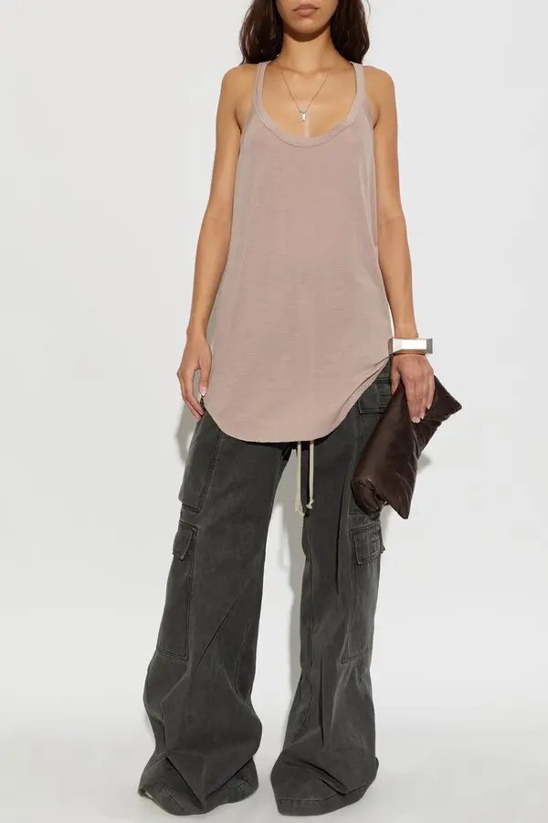 Rick Owens Oversized Wool And Silk Blend Top