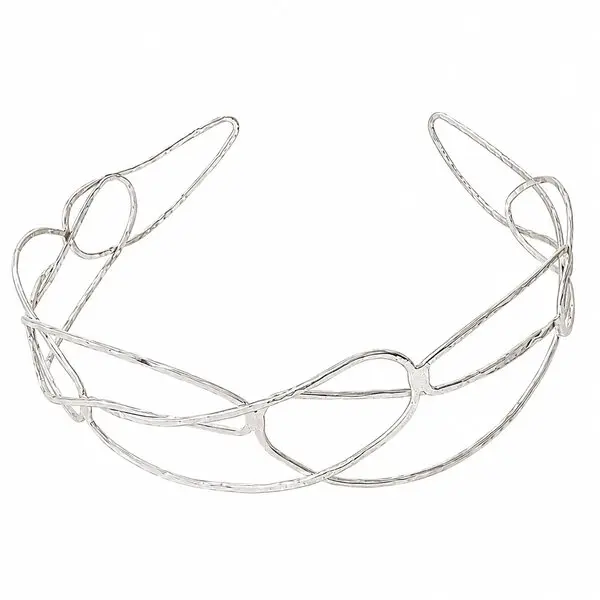 RARE MATTERS JEWELRY Sculptural Hammered Wire Headband