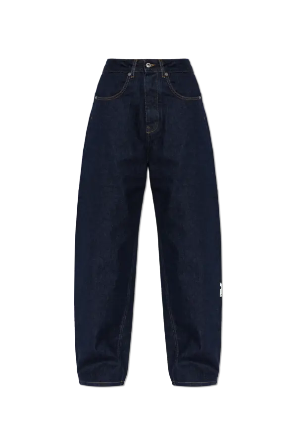 Off-White Wide-leg Jeans - Navy Blue