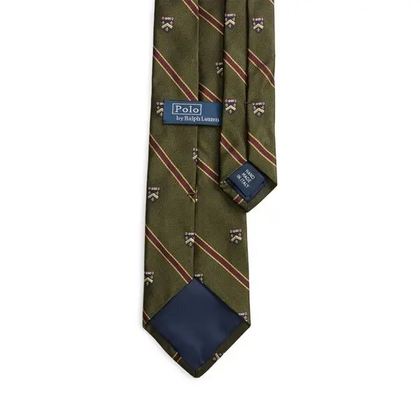 Ralph Lauren Striped Silk Repp Club Tie