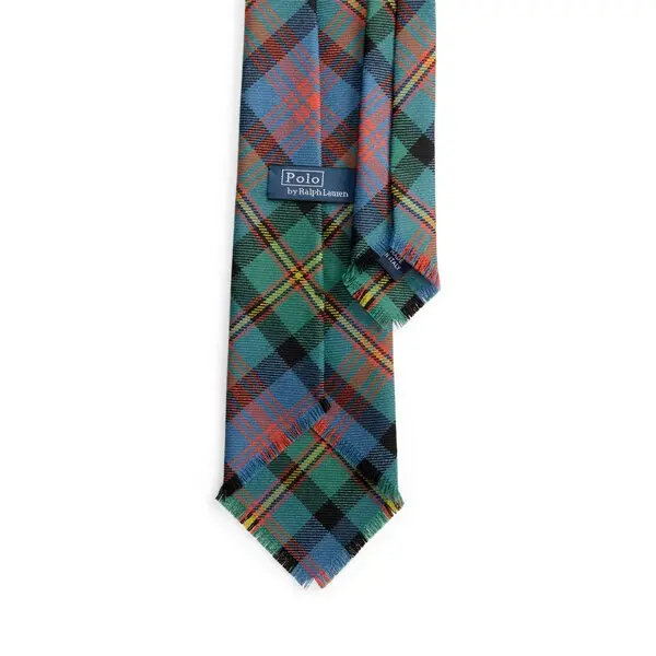 Ralph Lauren Graduate Fringe Tartan Tie