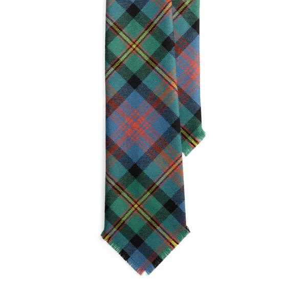 Ralph Lauren Graduate Fringe Tartan Tie