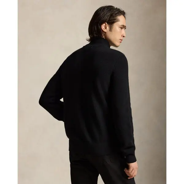 Ralph Lauren Hybrid Full-zip Mockneck Sweater