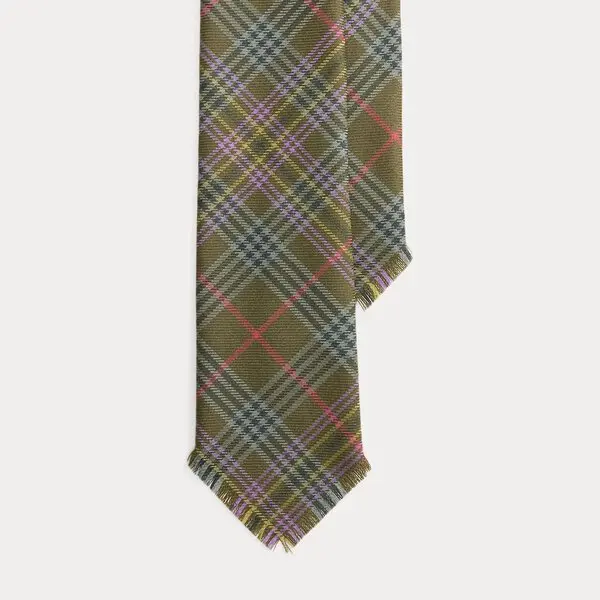 Ralph Lauren Graduate Fringe Tartan Tie