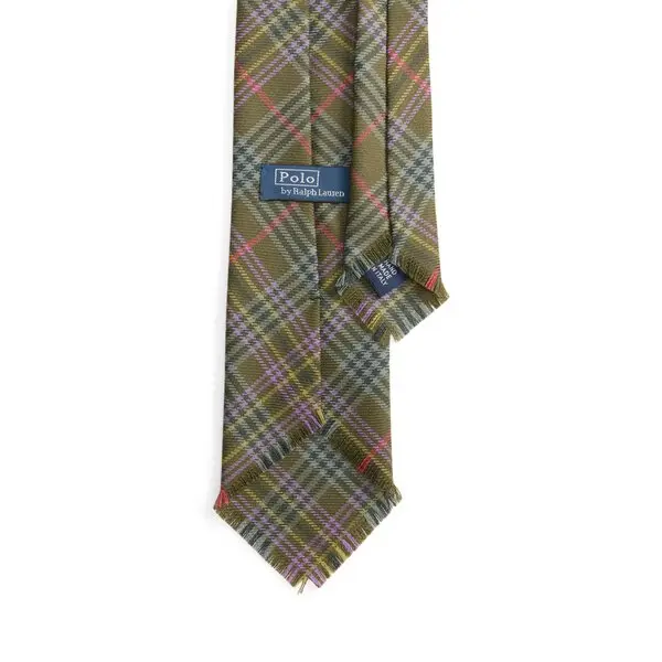 Ralph Lauren Graduate Fringe Tartan Tie