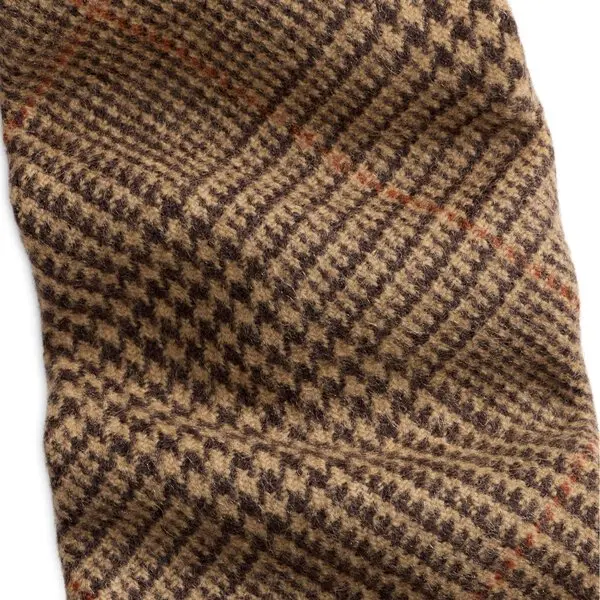 Ralph Lauren Embroidered Plaid Wool Tie