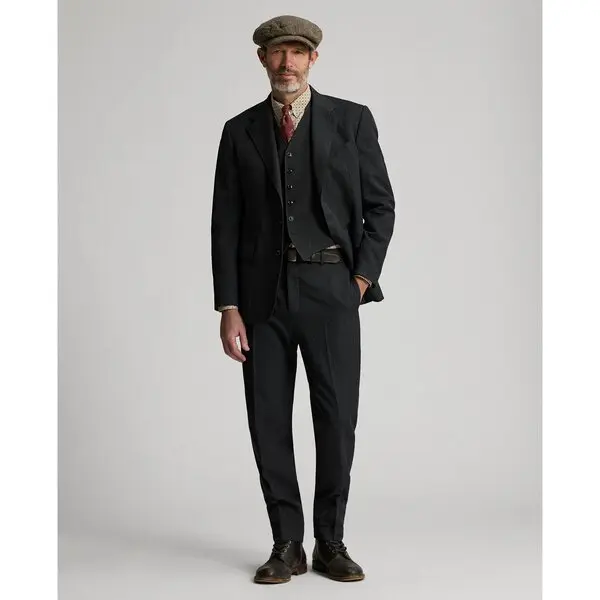 Ralph Lauren Slim Fit Jaspé Herringbone Suit Trouser